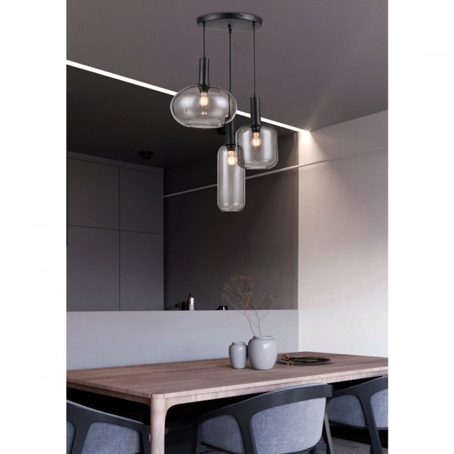 Cluster Pendant Lamp Fraster (3 lights) - JM Lamps - Wonderlamp.shop