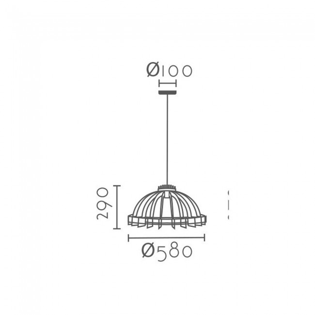 Ceiling lamp Betel - Ineslamp - Wonderlamp.shop