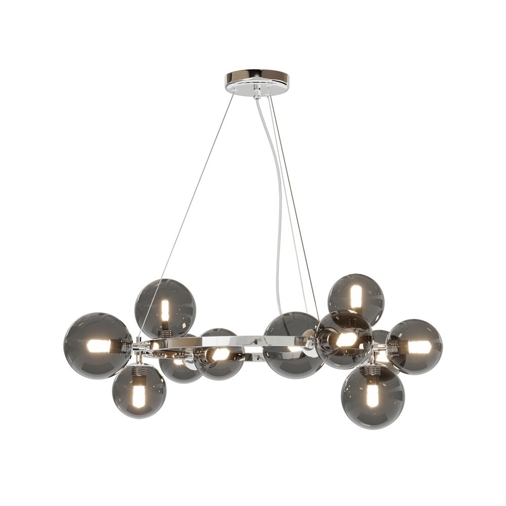 Ceiling Lamp Dallas Smoky (11 lights) - Wonderlamp.shop