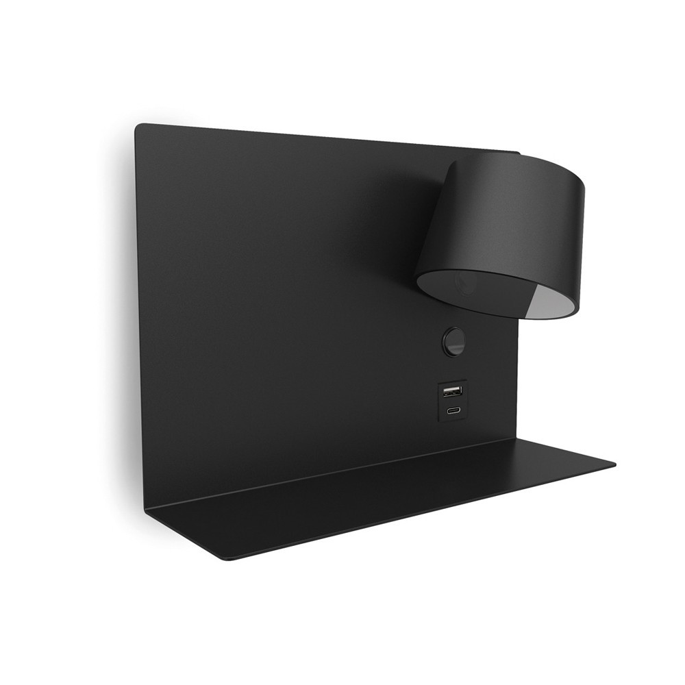 Aplique LED con interruptor y USB Slim (6W) II