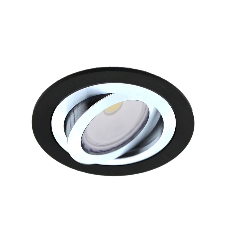 Foco Empotrable Redondo + Bombilla LED. Ilumina tu salón o baño.