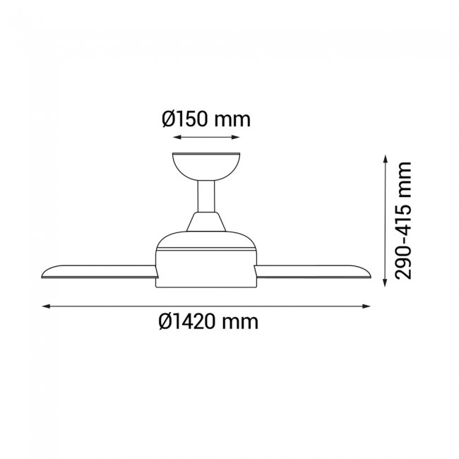 Ceiling Fan Balcony XL - Sulion - Wonderlamp.shop