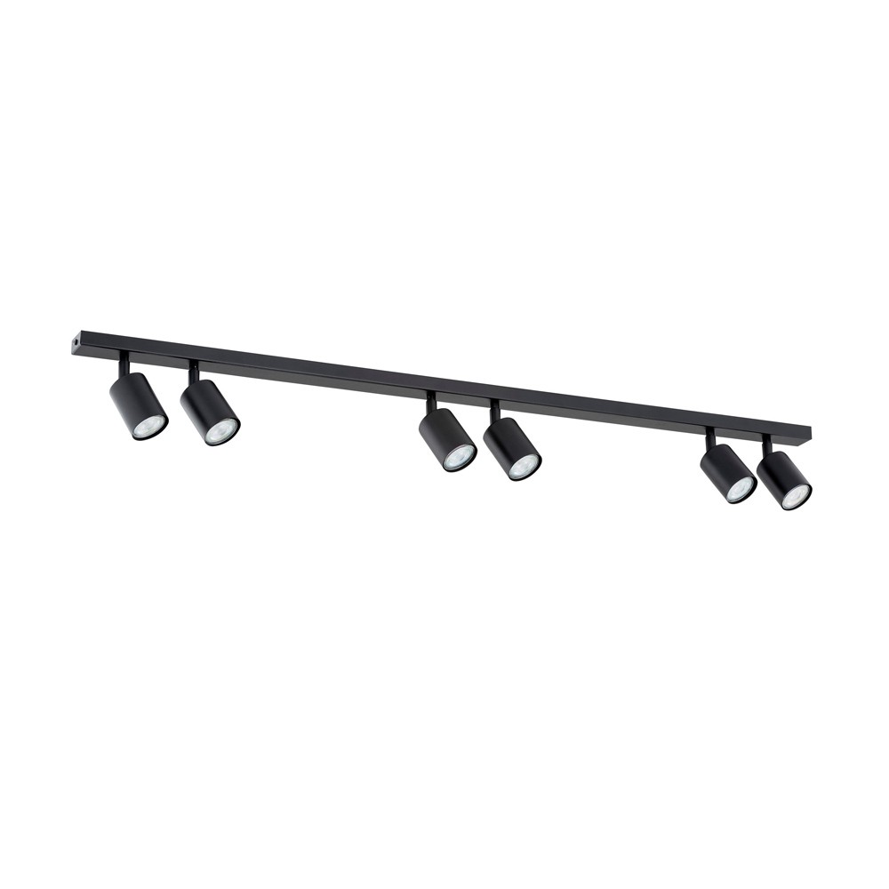 Ceiling track light Dongor Black (6 lights) - Wonderlamp - Wonderlamp.shop