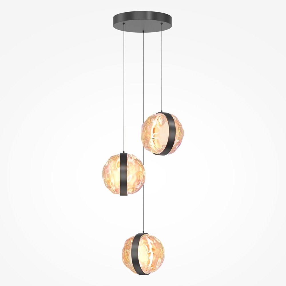 LED Cluster Pendant Lamp Misterio (3x6W) - Maytoni - Wonderlamp.shop