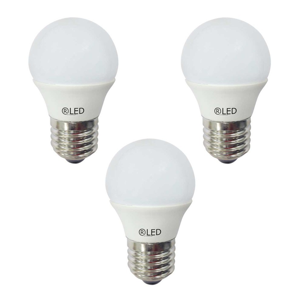Pack 3 LED bulbs 6W (E27 - 3000K) - Wonderlamp.shop. Buy online.