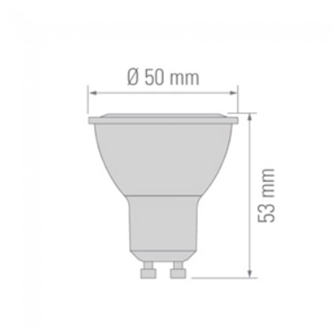 GU10 (4W) LED light bulb. Buy in Wonderlamp.shop