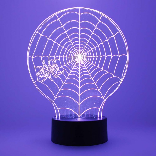 Spiderweb decorative Night Light for Halloween - Wonderlamp.shop