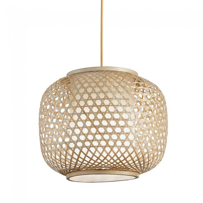 Bamboo Pendant Light Zen - FAN Europa - Wonderlamp.shop
