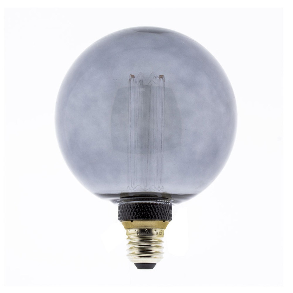 LED Light Bulb G125 Globe Smoke Effect (4W) - Wonderlamp.shop