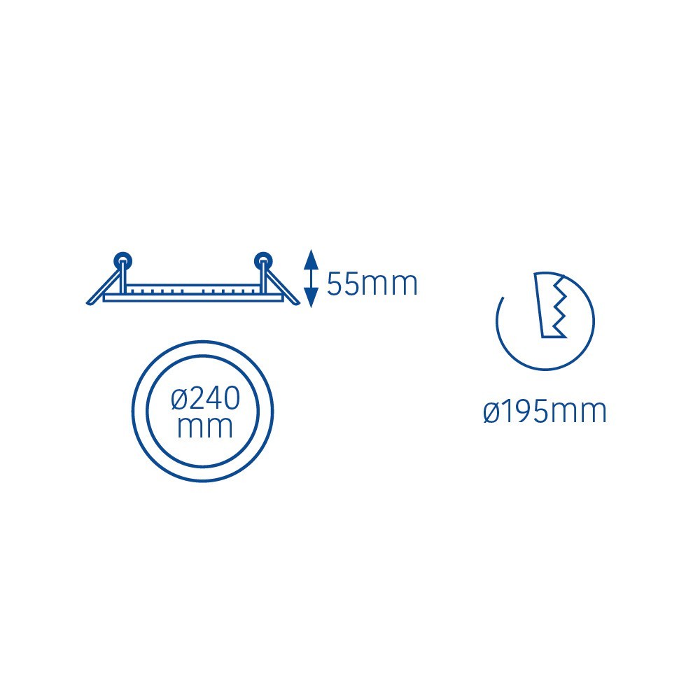 Downlight LED Soner IP44 (20W) - CristalRecord - Wonderlamp.shop