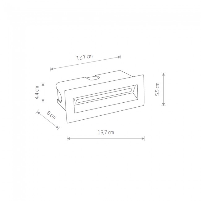 Outdoor LED Recessed Light Bay (5W) - Mimax - Wonderlamp.shop